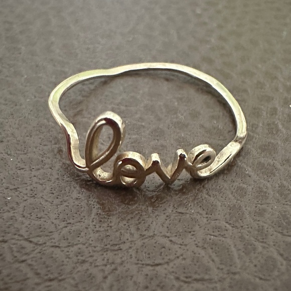 Sydney Evan | Jewelry | Sydney Evan Love 4k Gold Ring | Poshmark